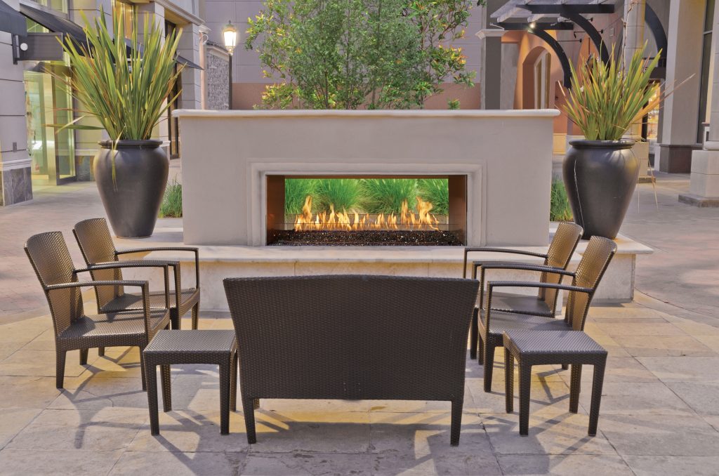 Fire Garden 6424 Linear See-Thru Outdoor Gas Fireplace - Western ...